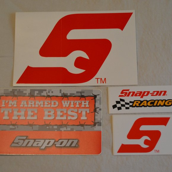 Snap-On | Other | Snapon Tools Sticker Bundle 4pc Set | Poshmark